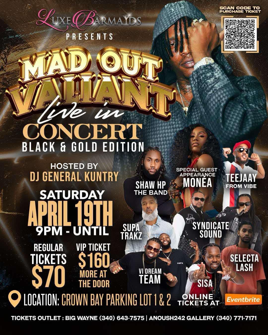 Mad Out: Valiant Live in Concert - My Virgin Islands