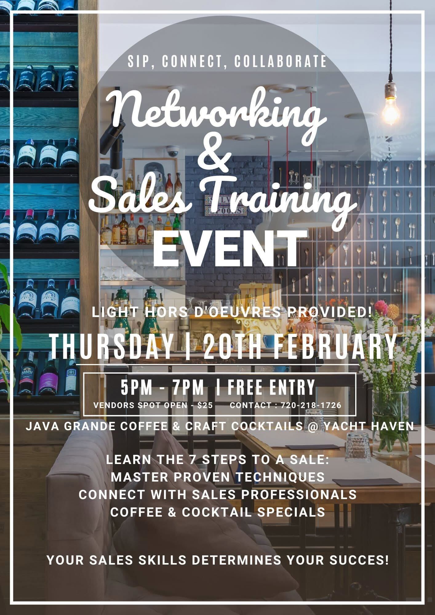 Networking & Sales Training - My Virgin Islands