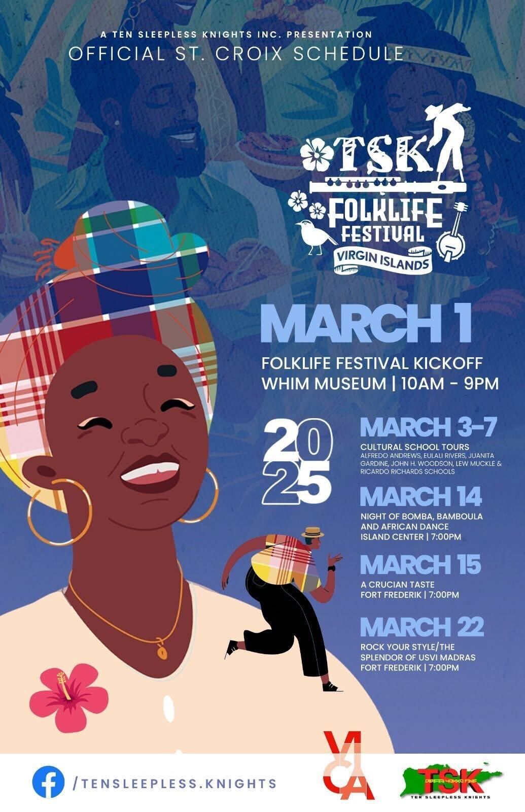 TSK Folklife Festival - Night of Bomba Bamboula and African Dance - My Virgin Islands