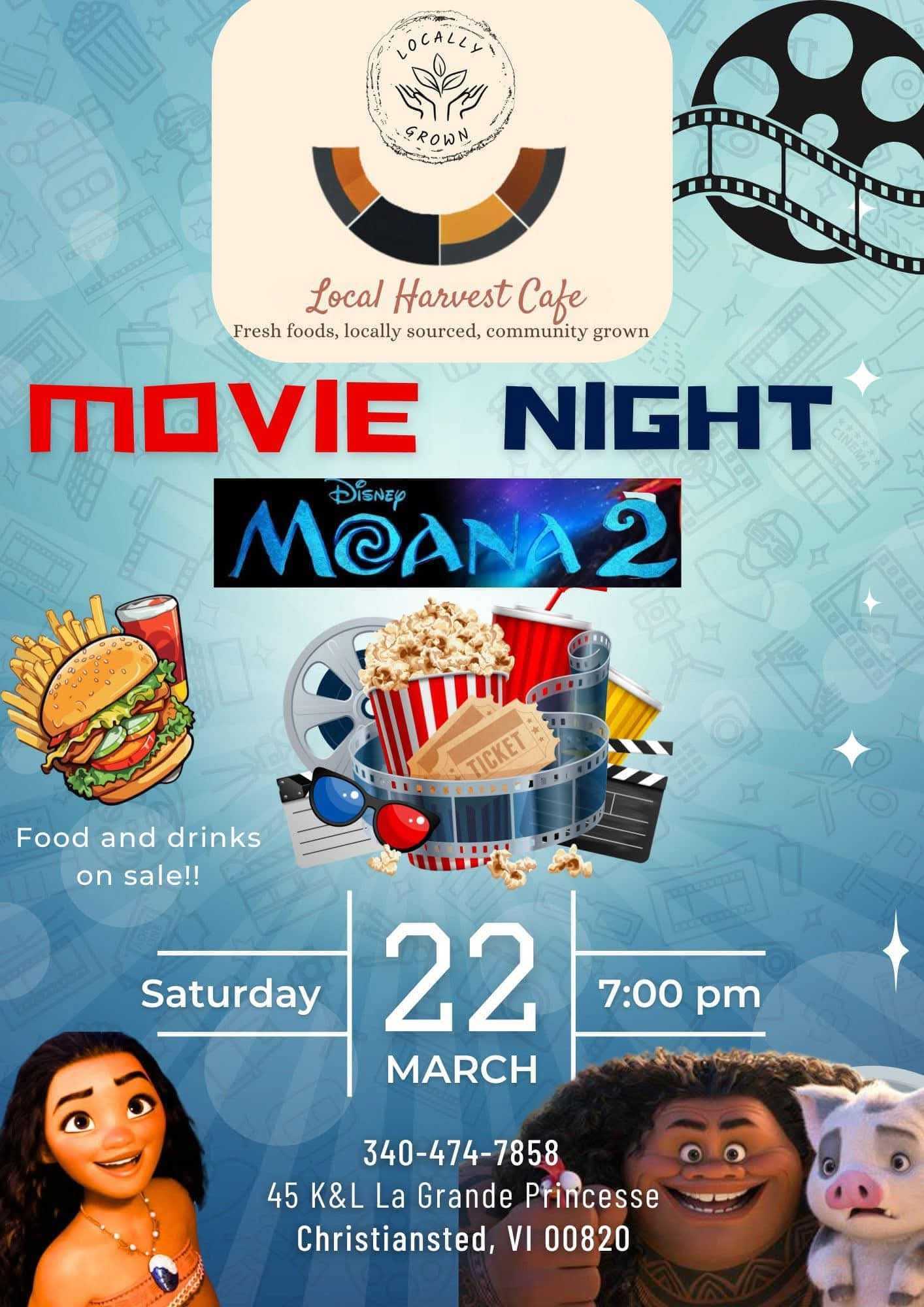 Movie Night: Moana 2 - My Virgin Islands