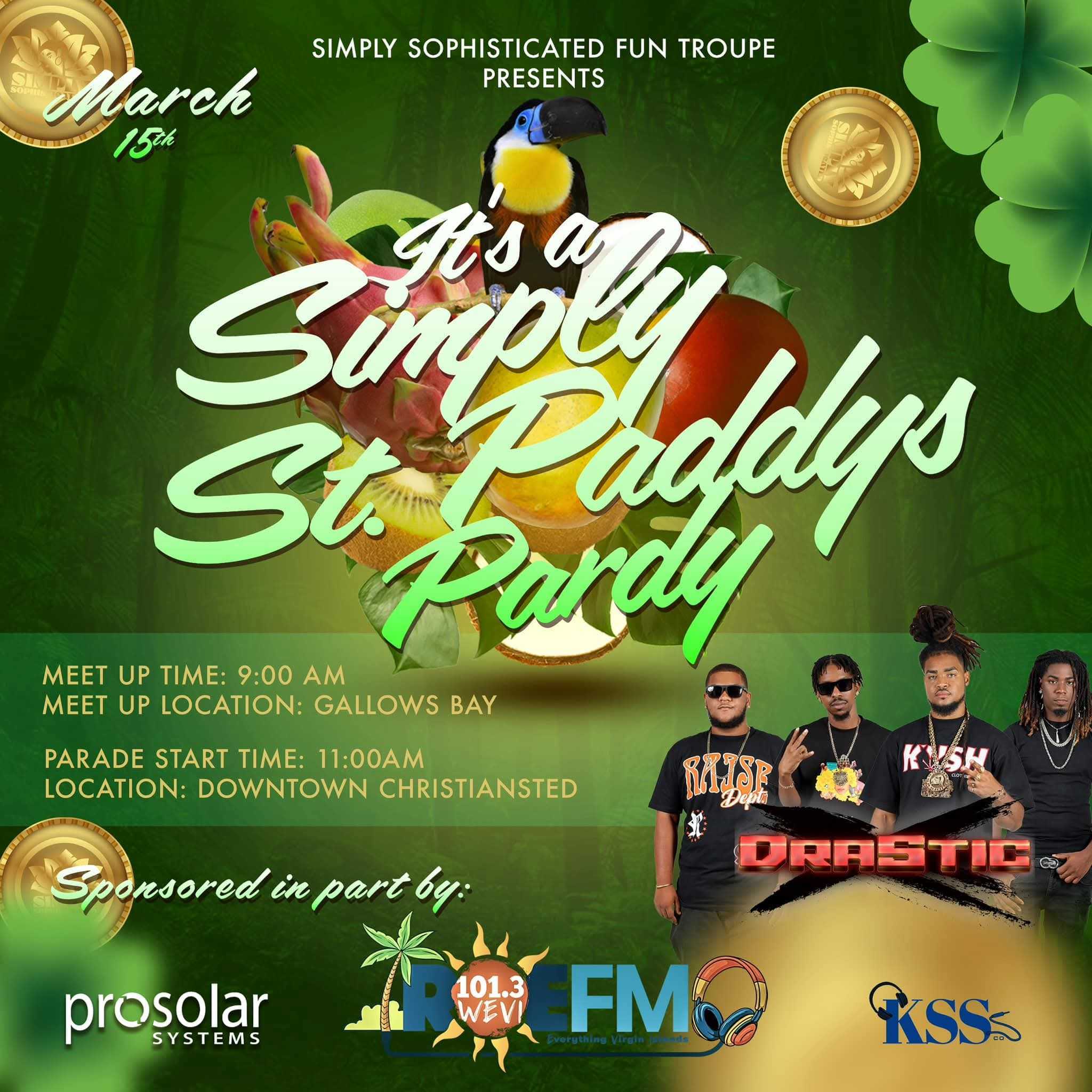 Simply St. Paddy's Pardy - My Virgin Islands