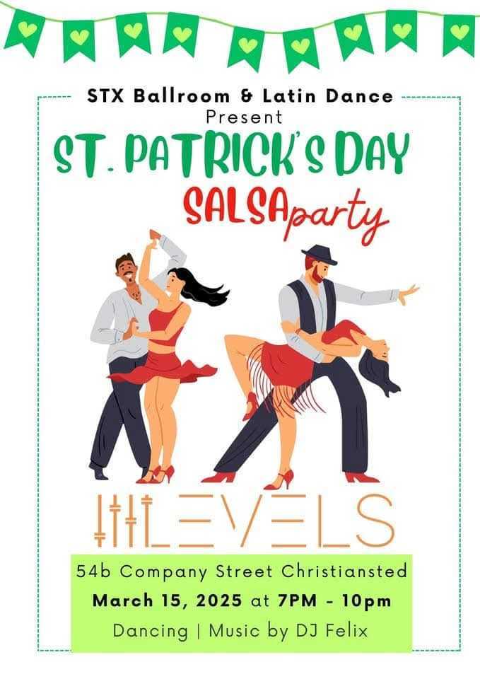 St. Patrick Day Salsa Party - My Virgin Islands