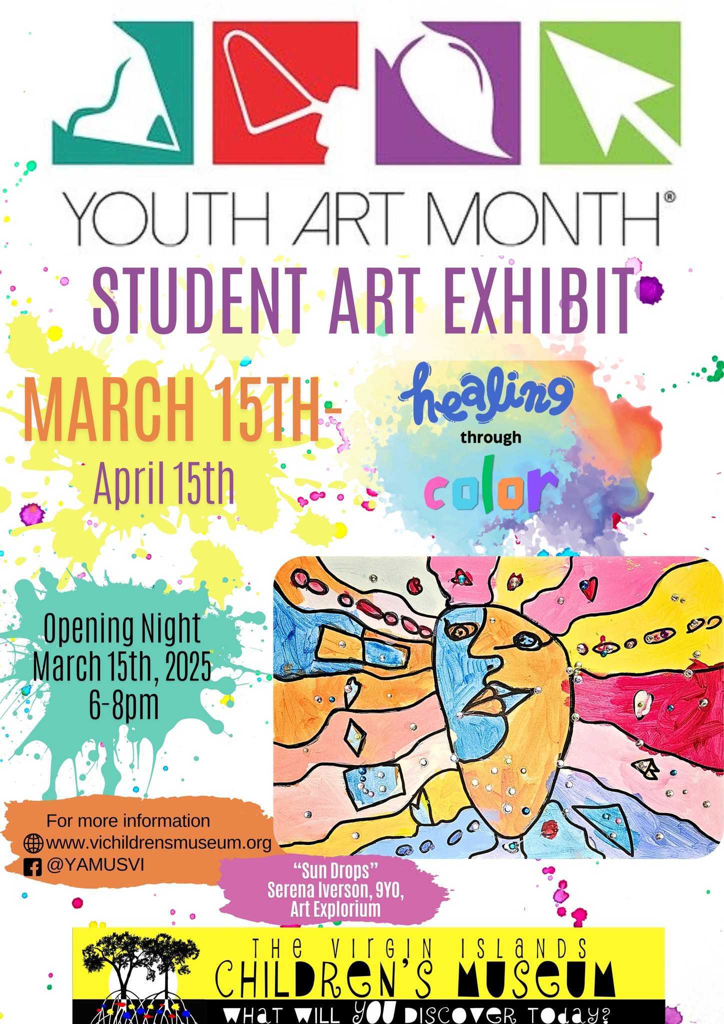 Youth Art Month: Student Art Exhibit - My Virgin Islands
