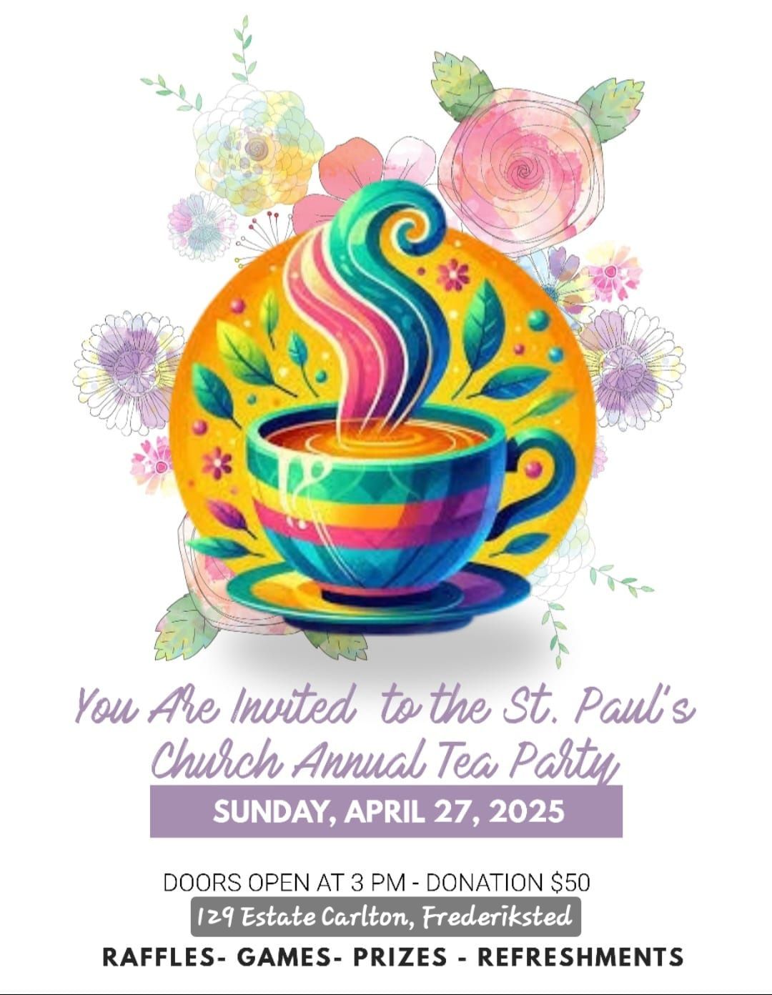 St. Paul's Church Annual Tea Party - My Virgin Islands