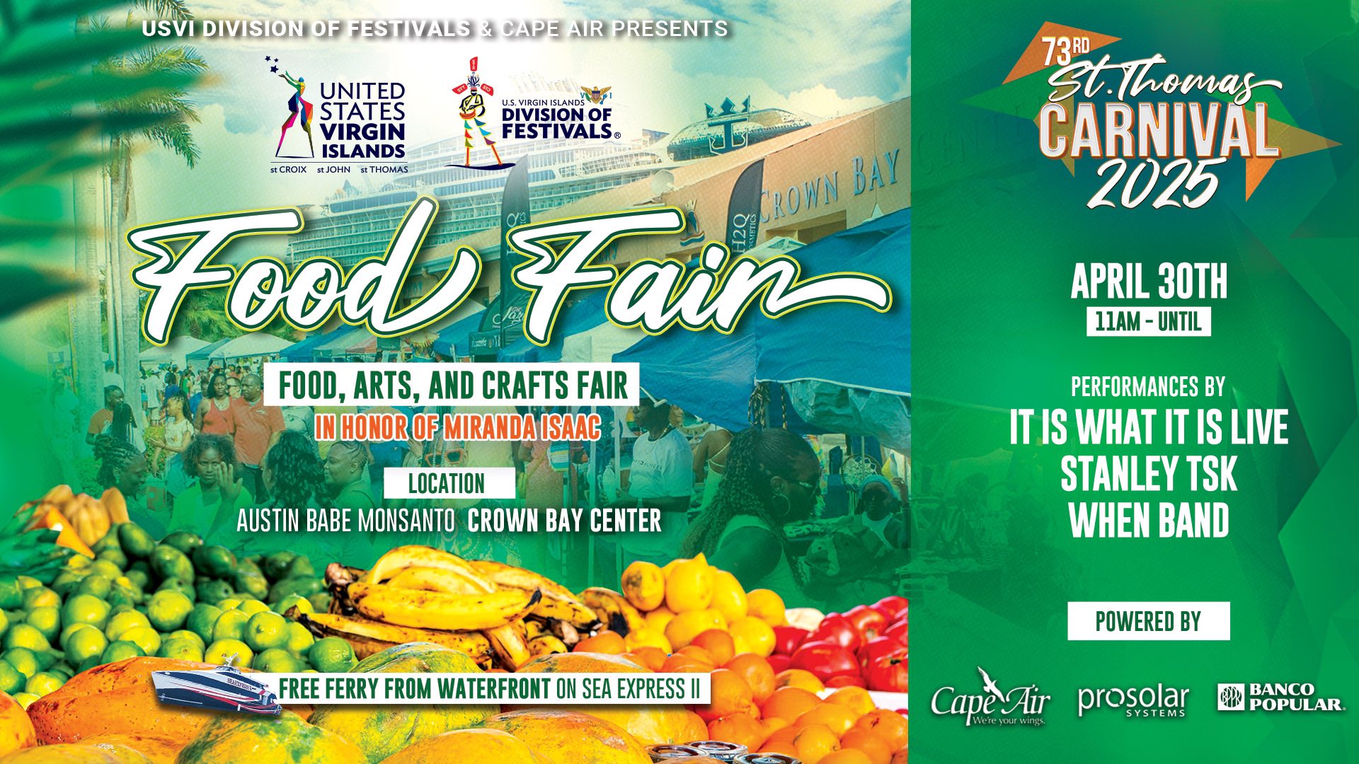 Food Fair - My Virgin Islands