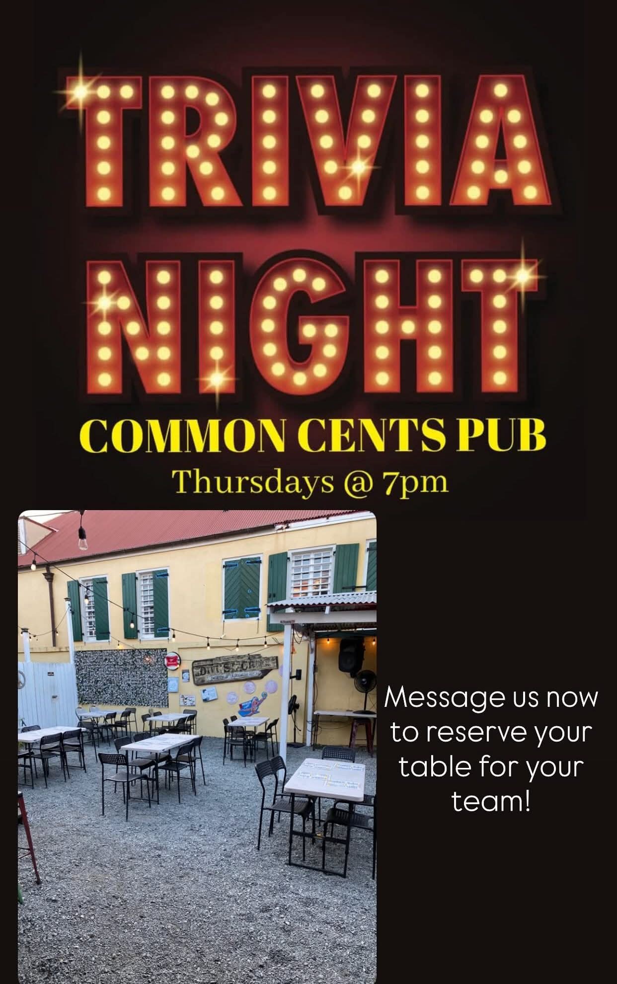 Trivia Night @ Common Cents Pub - My Virgin Islands