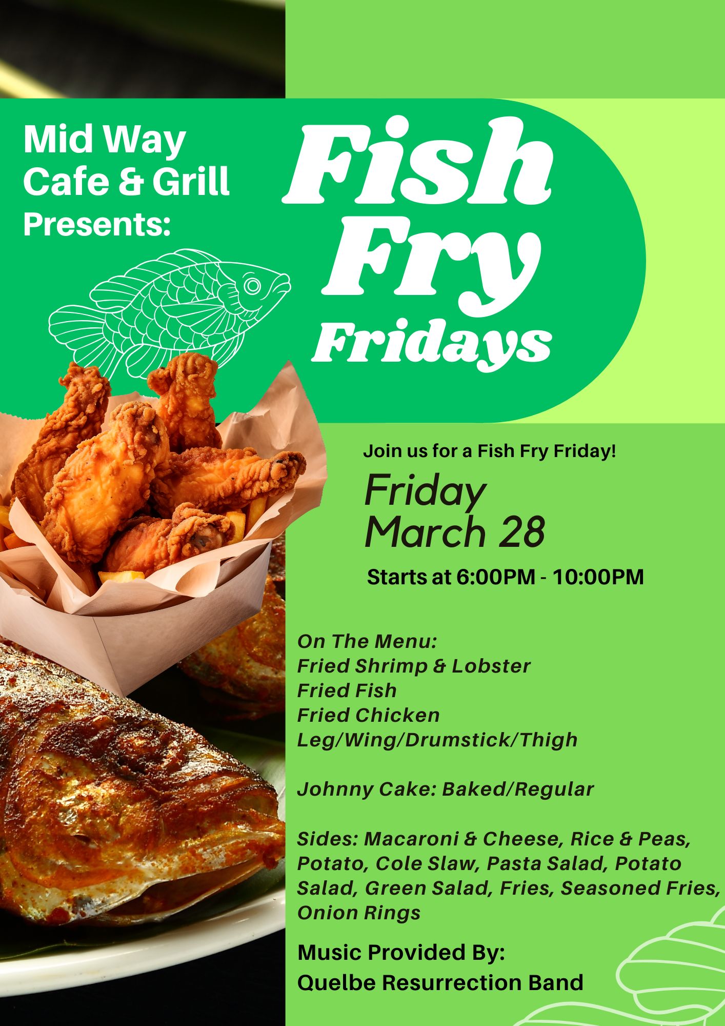 Mid Way Cafe And Grill Presents: Fish Fry Fridays - My Virgin Islands