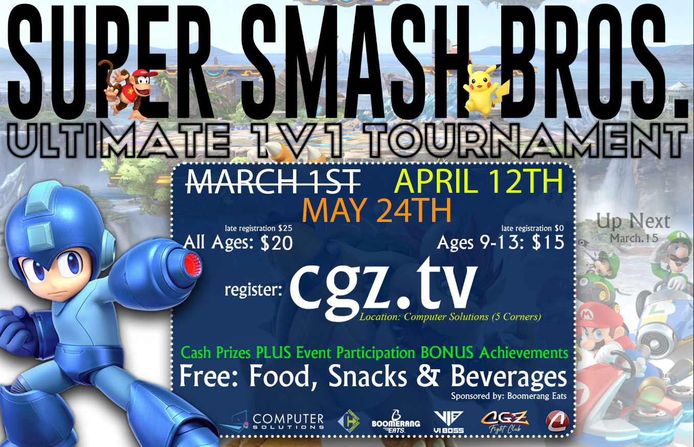 Super Smash Bros. Ultimate 1v1 Tournament - My Virgin Islands