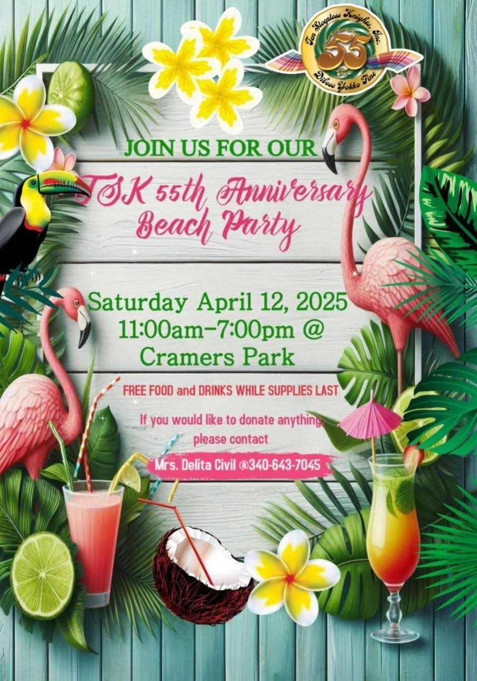 TSK 55th Anniversary Beach Party - My Virgin Islands