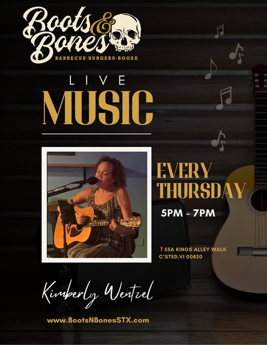 Kim Wentzel @ Boots & Bones - My Virgin Islands