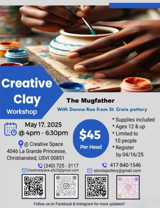 Creative Clay Workshop - My Virgin Islands