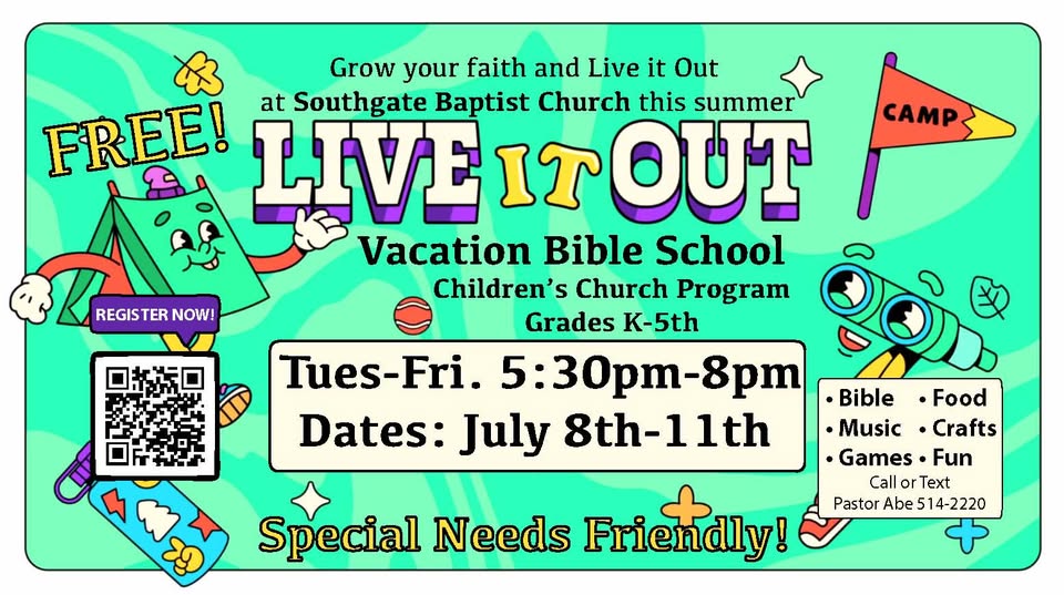 "Live it Out" Summer Program @ Southgate 2025 - My Virgin Islands