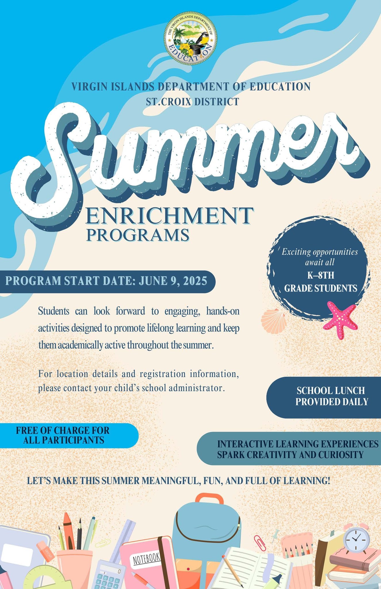 Summer Enrichment Programs - My Virgin Islands
