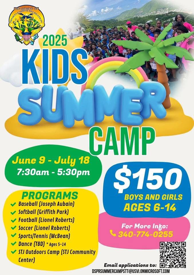 DSPR Kids Summer Camp 2025 - My Virgin Islands