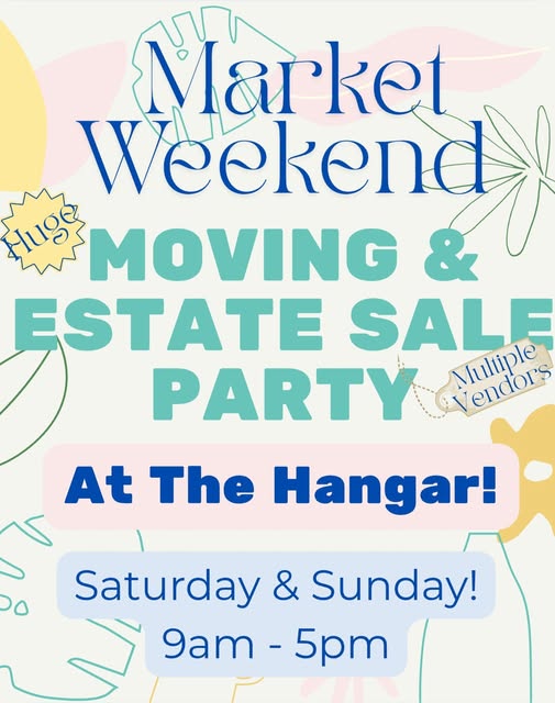 Moving & Estate Sale Party @ The Hanger - My Virgin Islands