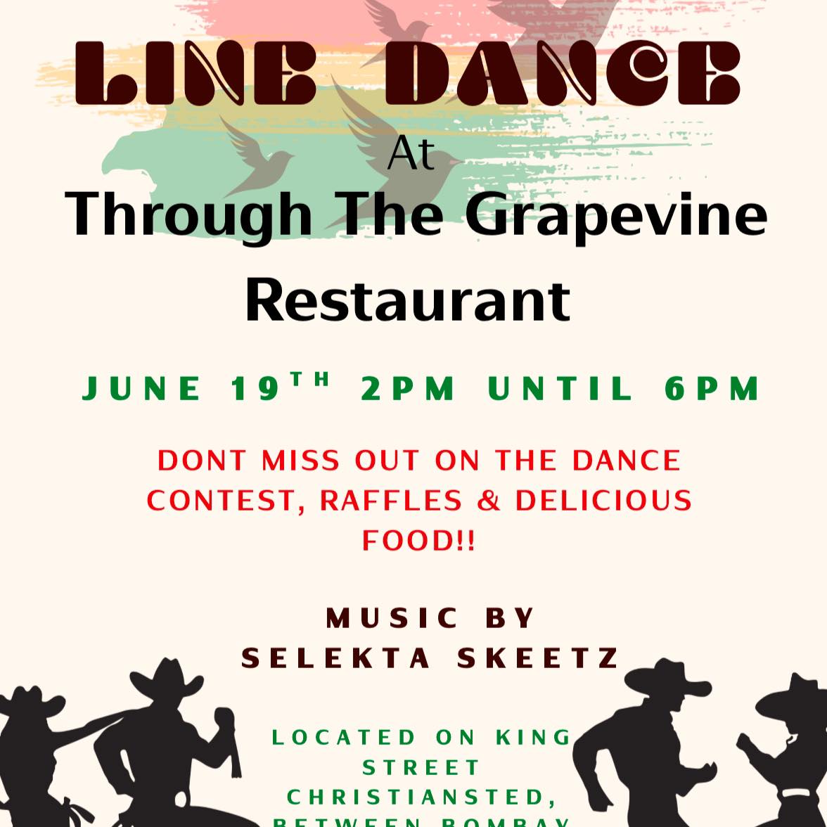 Line Dance @ Through the Grapevine STX - My Virgin Islands