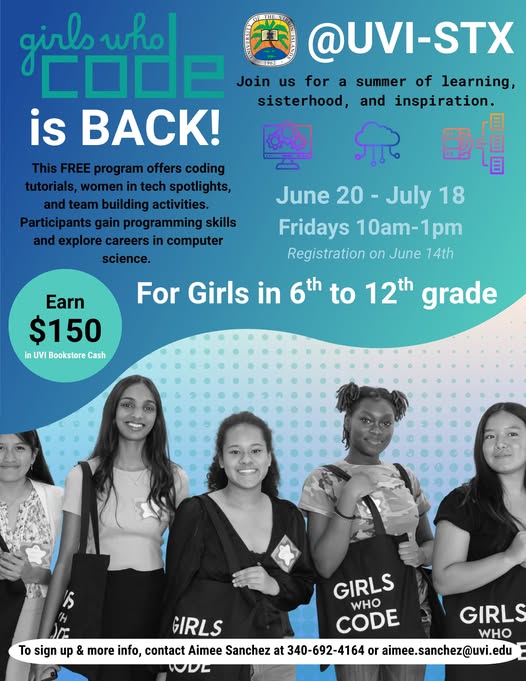 Girls Who Code @ UVI - My Virgin Islands