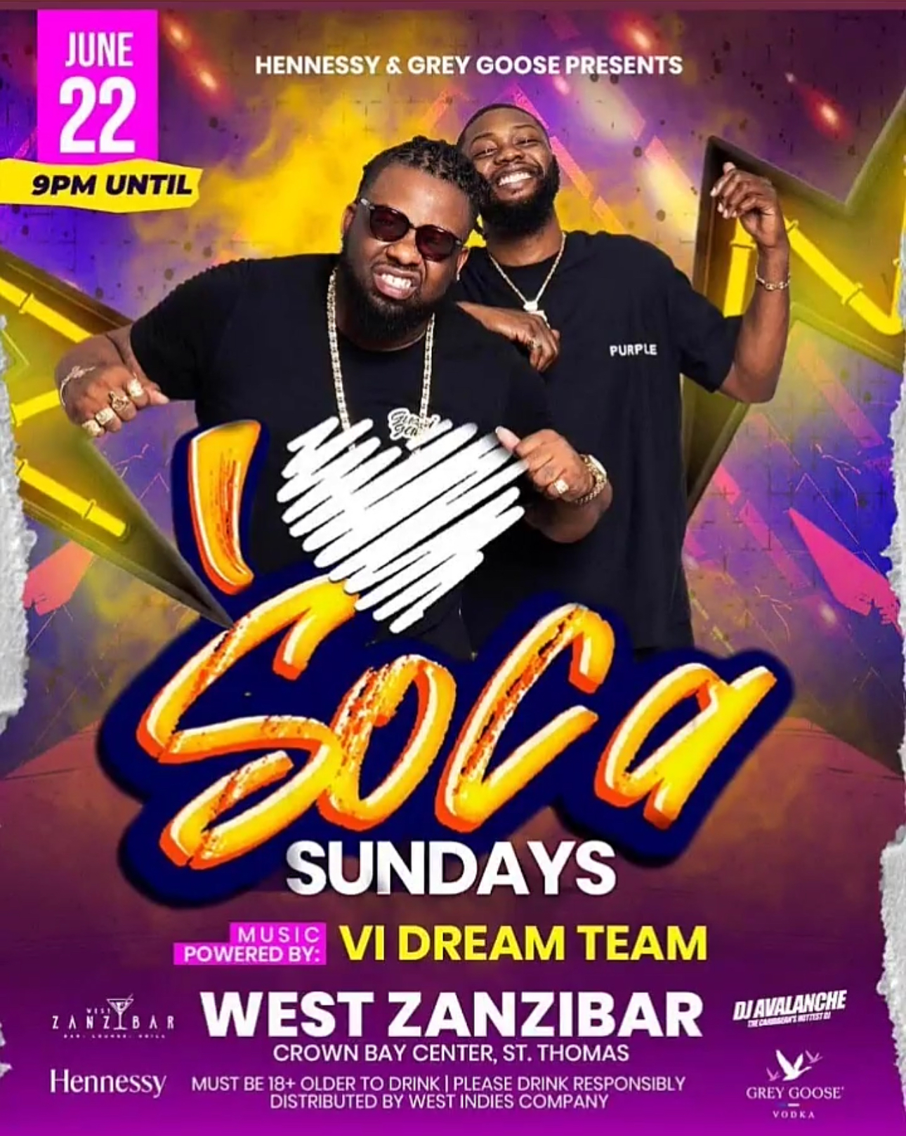 Soca Sundays - My Virgin Islands