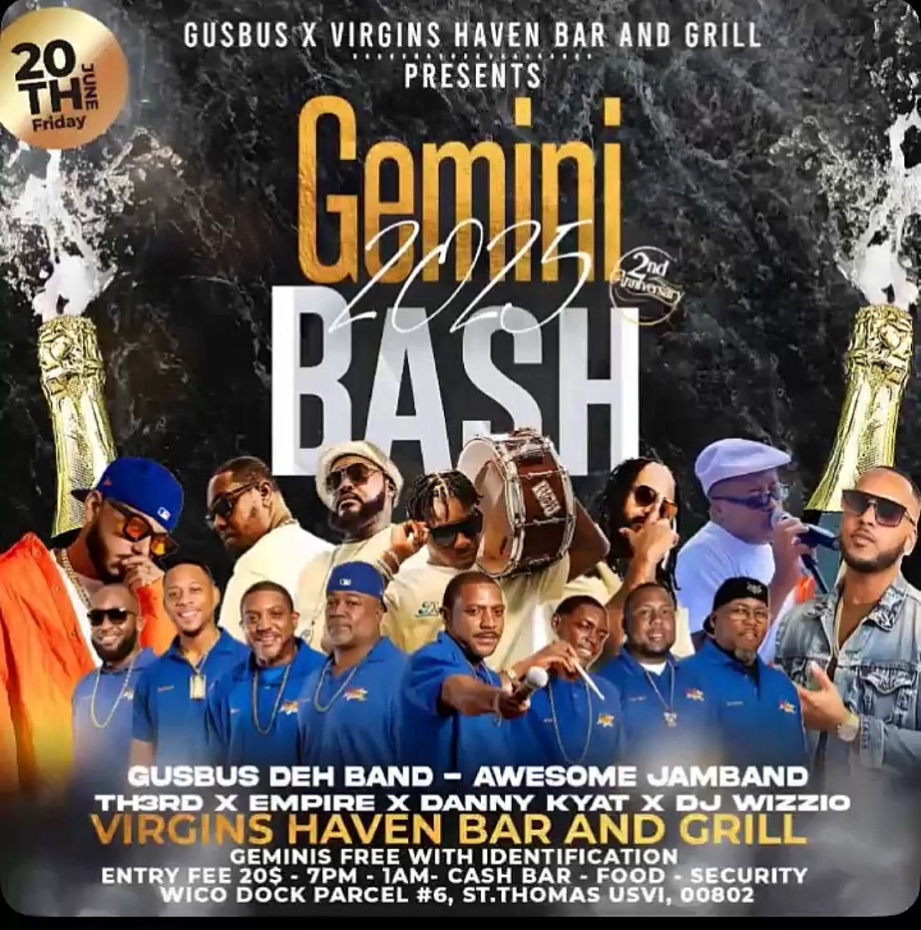 Gemini Bash - My Virgin Islands