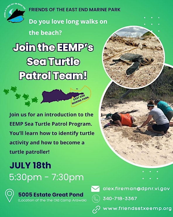 STXEEMP Sea Turtle Patrol Kickoff - My Virgin Islands