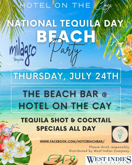 National Tequila Day Beach Party - My Virgin Islands