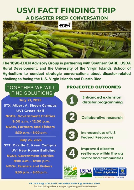 USVI Fact Finding Trip: A Disaster Prep Conversation (NGOs, Farmers and ...