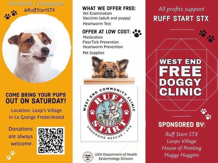 Ruff Start STX West End Free Doggy Clinic - My Virgin Islands