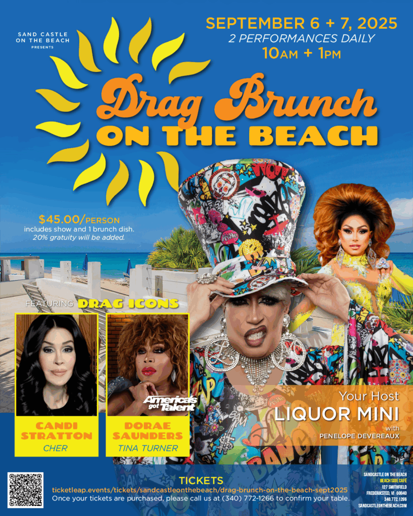 Drag Brunch on the Beach - My Virgin Islands