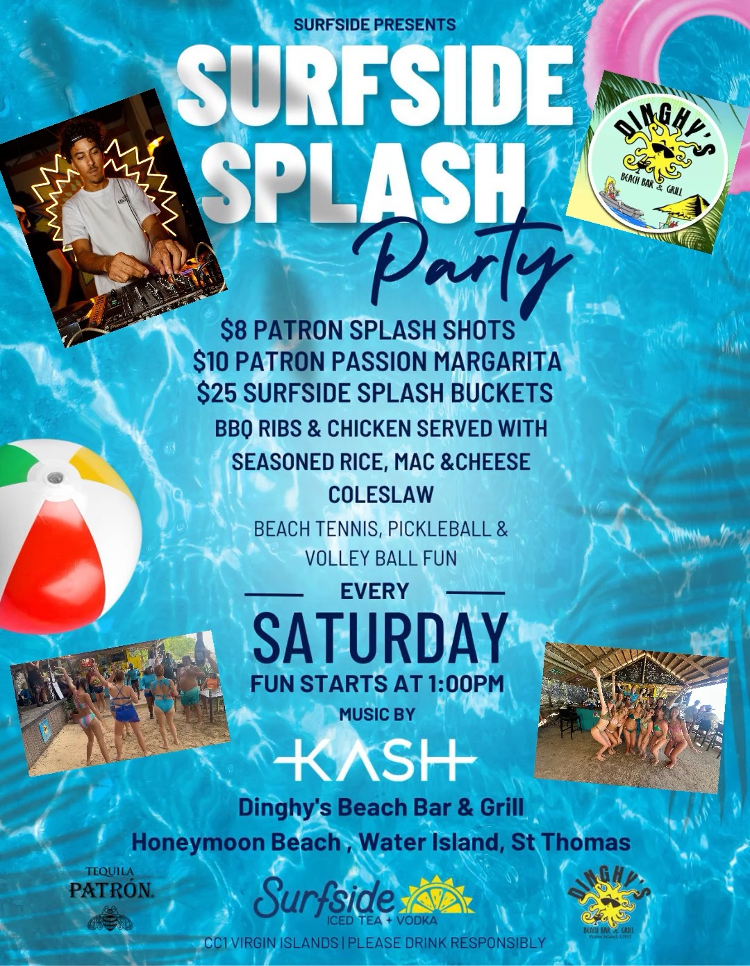 Surfside Splash Party - My Virgin Islands