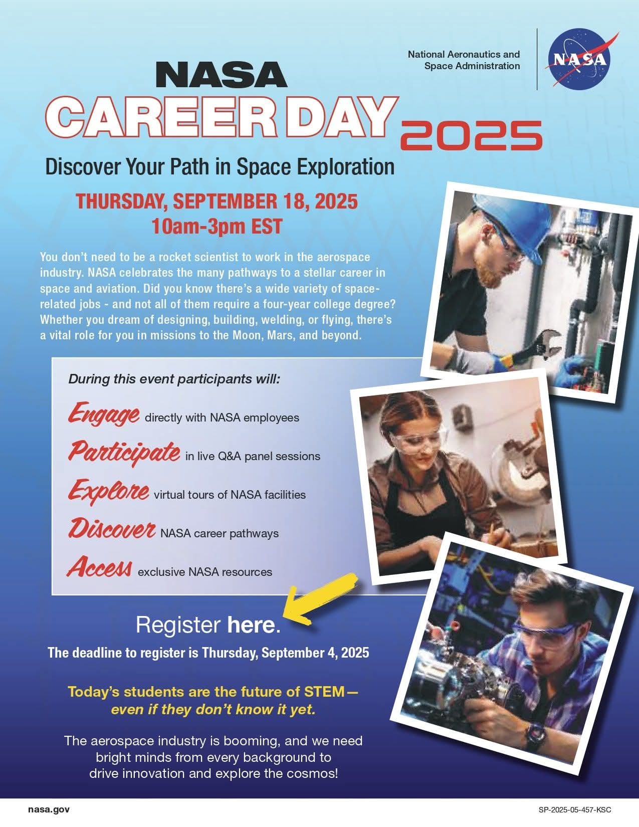 NASA’s Career Day: Virtual Participation (Registration) - My Virgin Islands