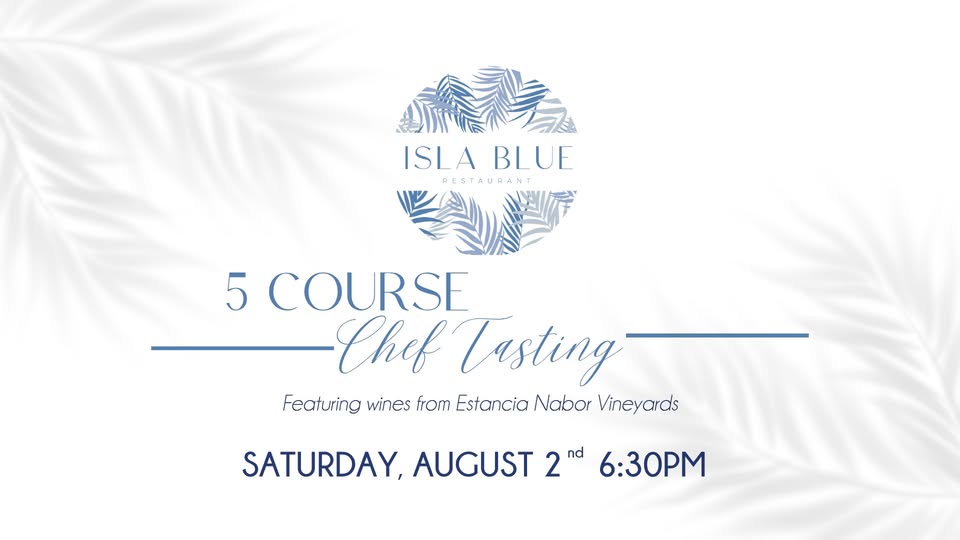 5 Course Chef Tasting @ Isla Blue - My Virgin Islands