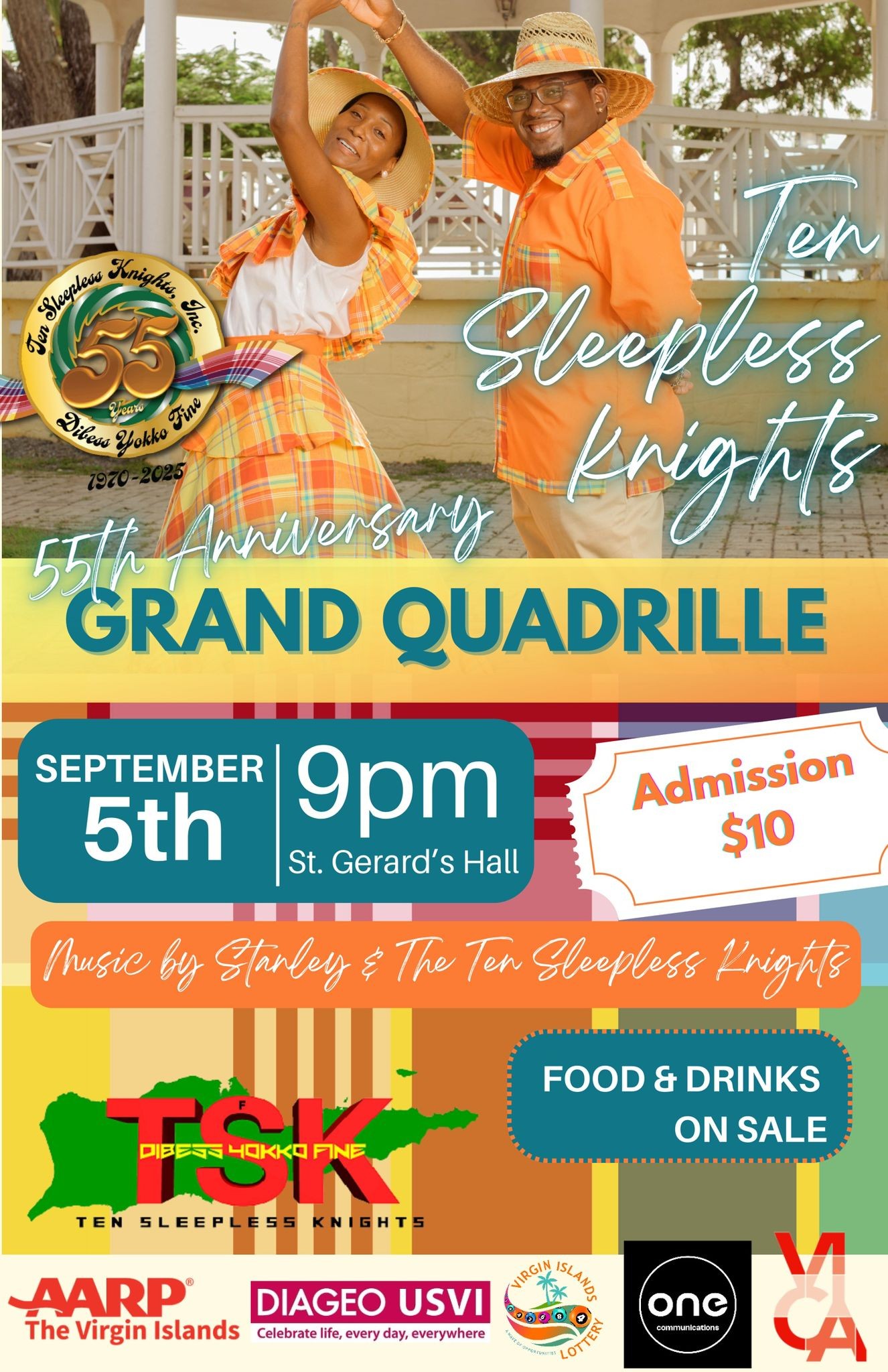 Ten Sleepless Knights 55th Anniversary Grand Quadrille - My Virgin Islands