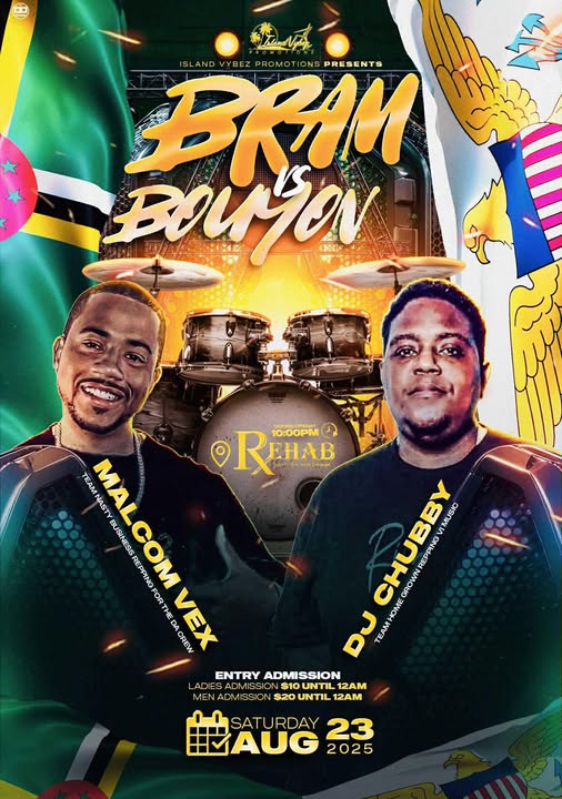BRAM vs. BOUYON @ Rehab Sports Bar - My Virgin Islands