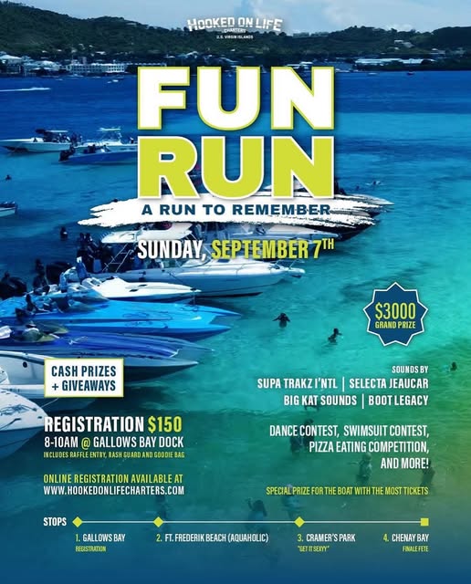Fun Run w/ Hooked on Life Charters - My Virgin Islands