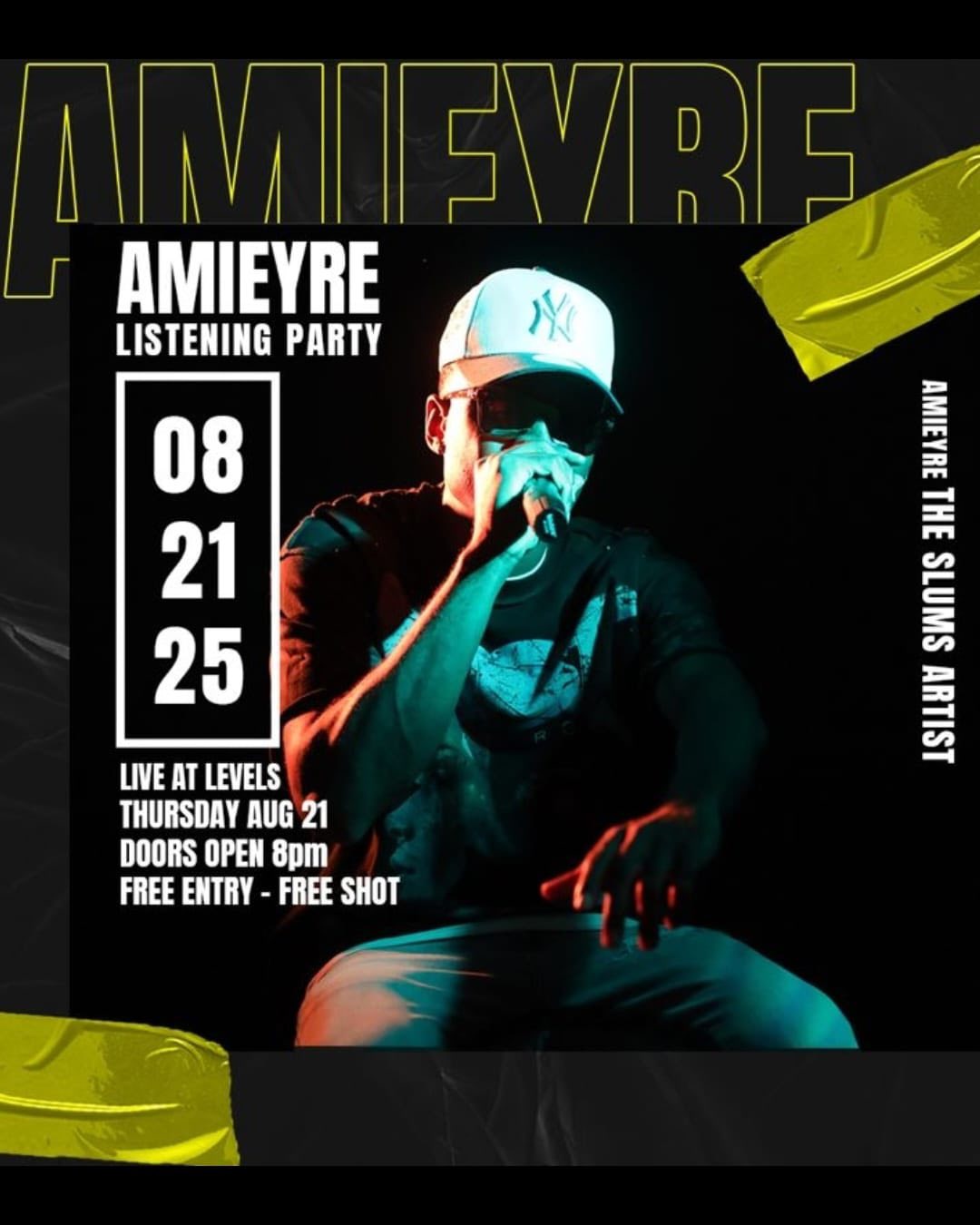 Amieyre Listening Party @ Levels - My Virgin Islands