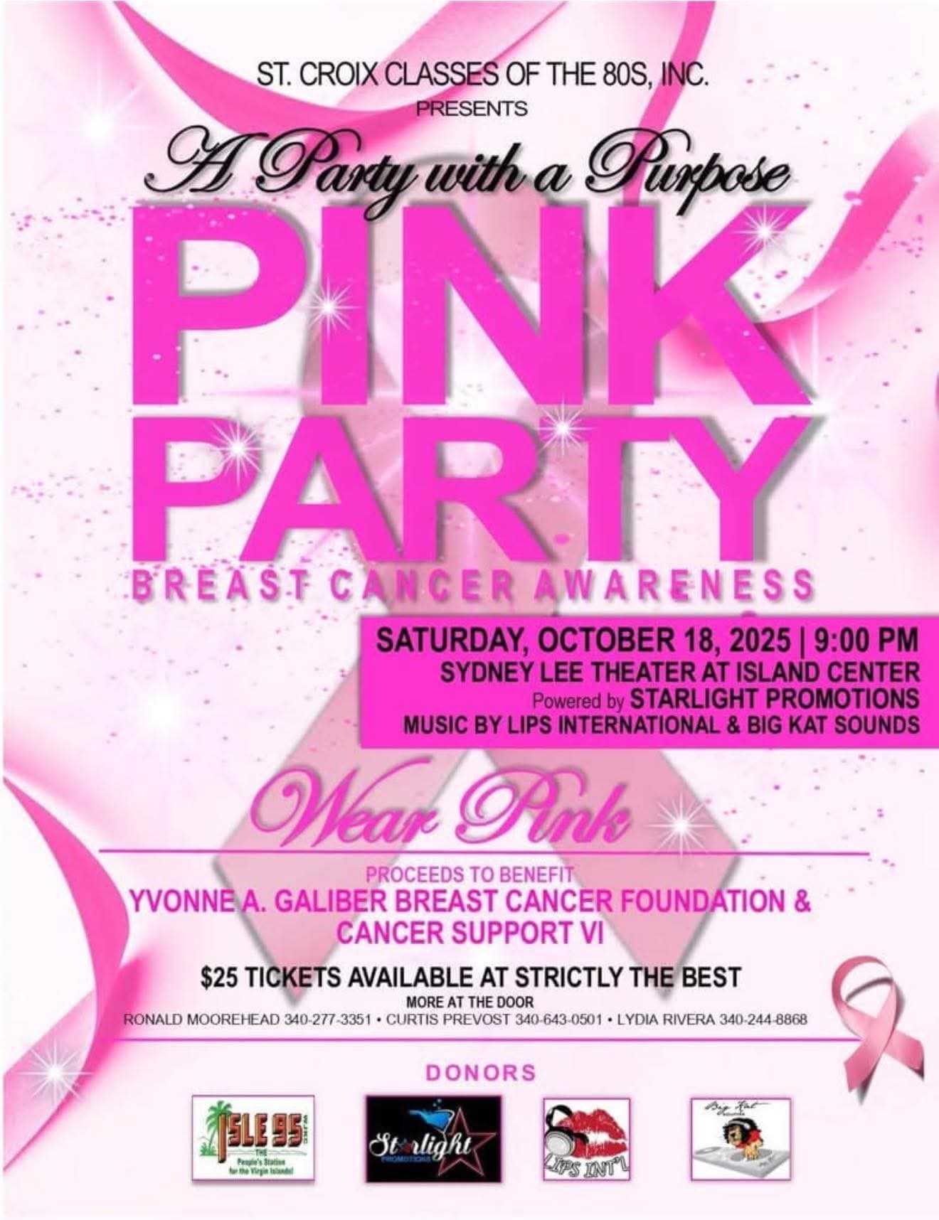 Pink Party: Breast Cancer Awareness - My Virgin Islands