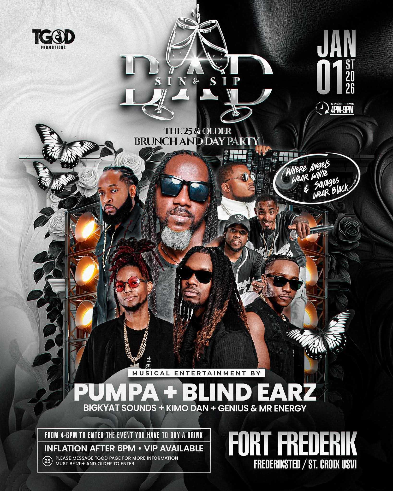 B.A.D: Sin & Sip Brunch and Day Party - My Virgin Islands