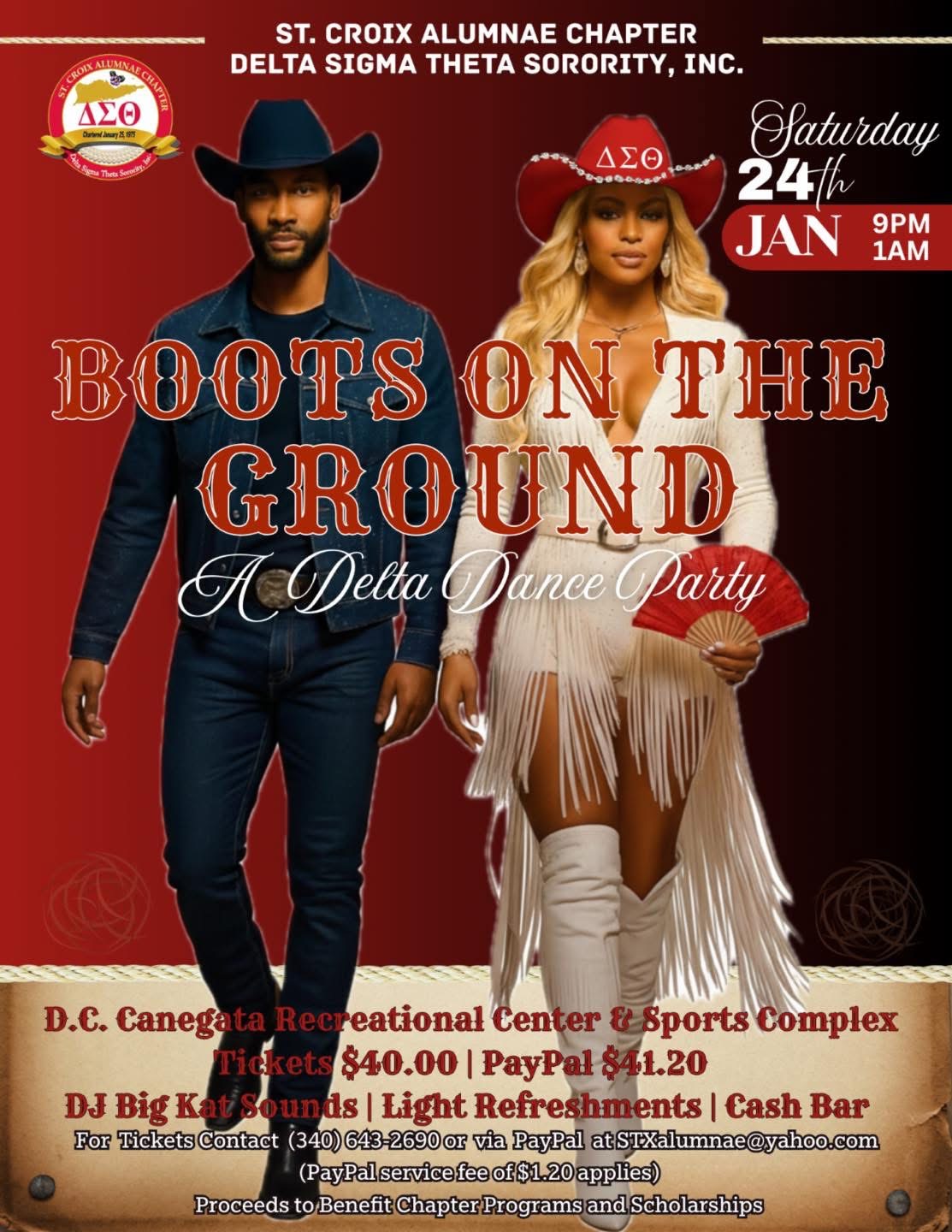 Boots on the Ground - A Delta Dance Party - My Virgin Islands