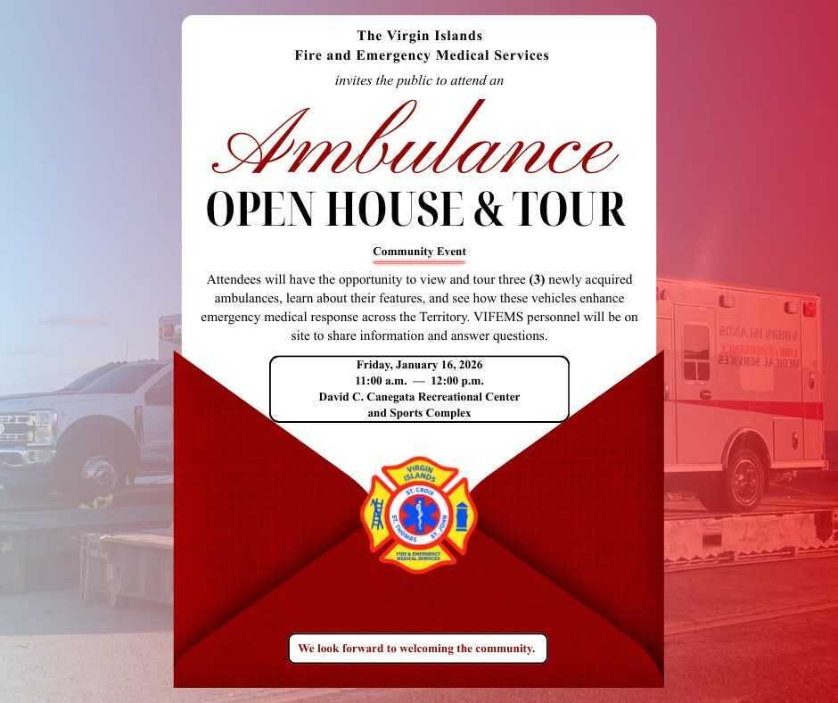 Ambulance Open House & Tour - My Virgin Islands
